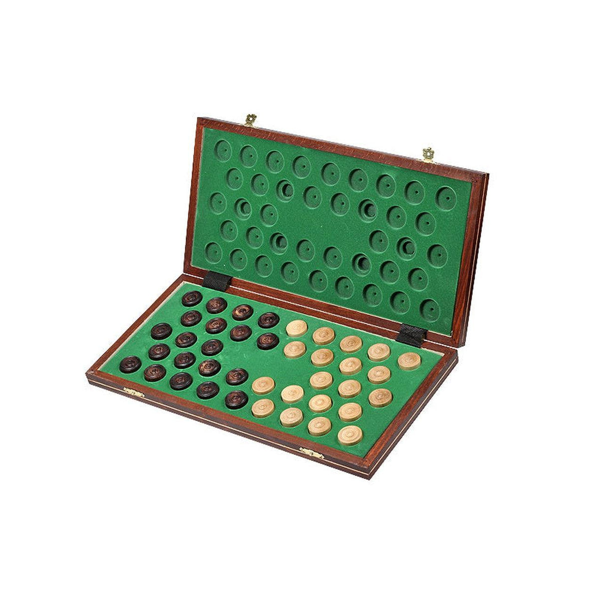 Premium Wooden Checkers Set Foldable TiberianChess.com – Tiberian Chess ...